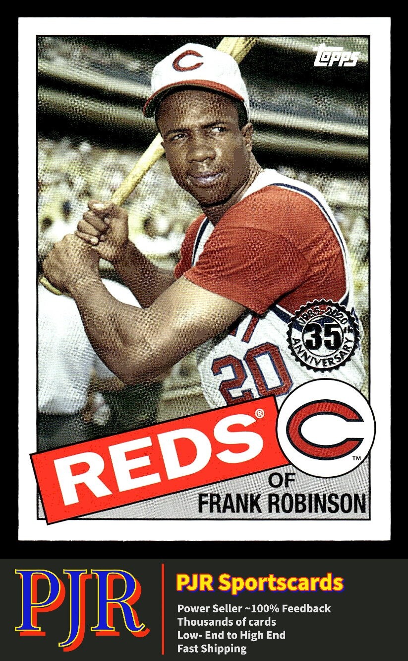 2020 Topps Update #85TB-16 Frank Robinson Reds 1985 35th Anniversary | eBay