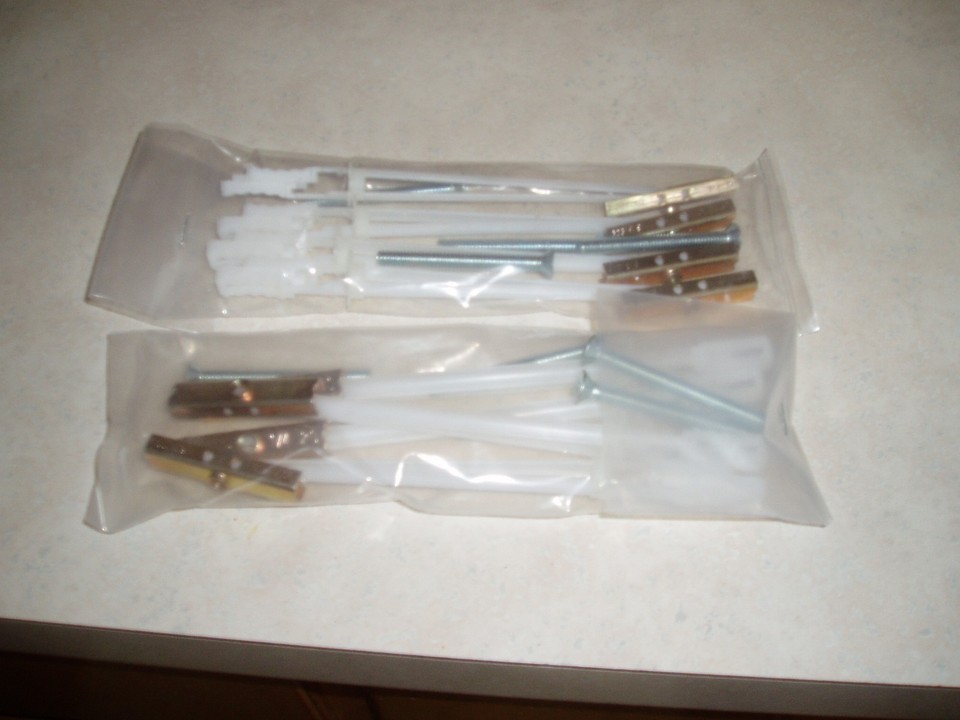 Toggler SnapToggle 1/4" HD Snap Toggle Wall Anchor w/Screws 20 pieces ...