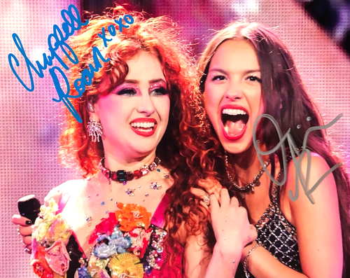 CHAPPELL ROAN + OLIVIA RODRIGO Signed Original 8x10" REAL Autograph w ...