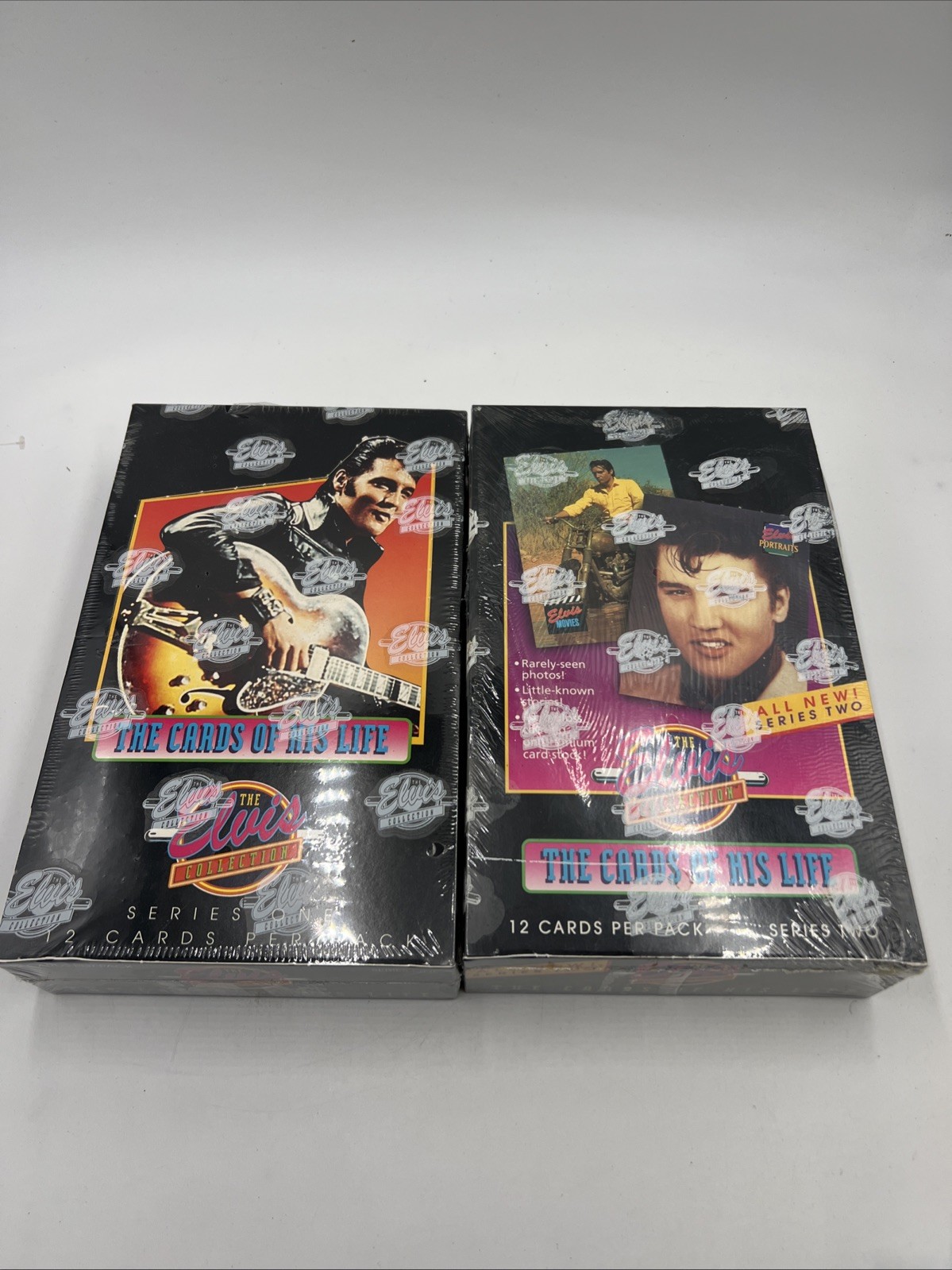 Vintage 1992 The Elvis Collection Series One And Two Booster Box Sealed ...