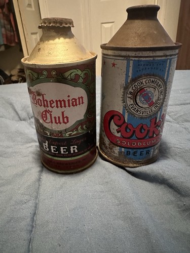 Beer Can, Cone Top/ Lot of 2, Bohemian Club, Cooks | eBay