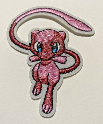 Pokemon Mew Embroidered sew/Iron on Patch 2.75"x2.25" | eBay