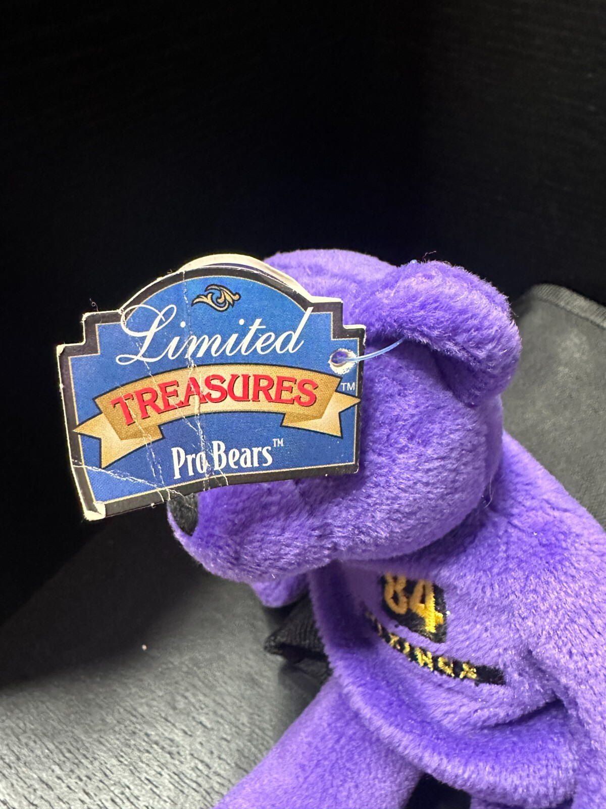 1998 Randy Moss #84 Limited Treasures Pro Bear Beanie Minnesota Vikings ...