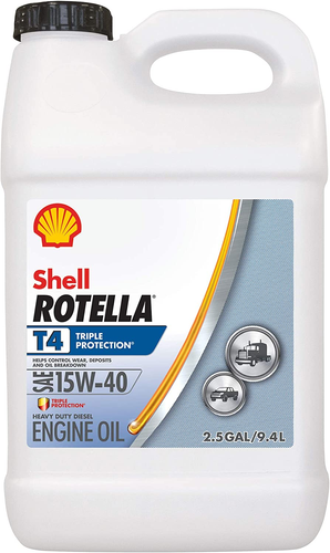 Shell Rotella T4 Triple Protection Diesel Engine Oil 15W-40 Fast Ship 5 ...