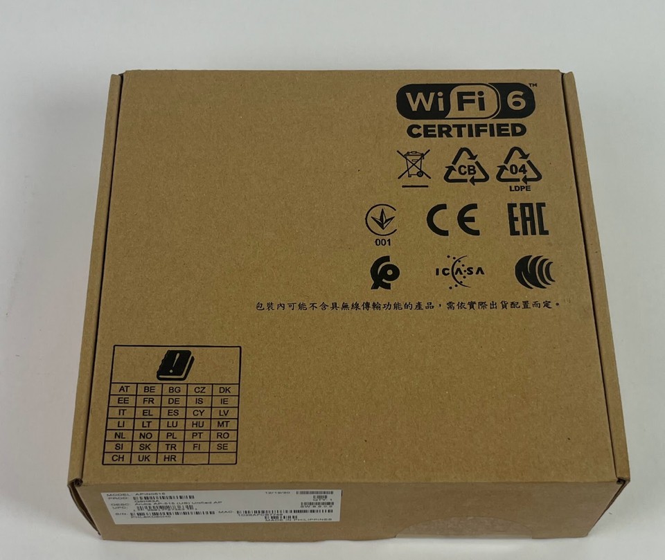 New HPE Aruba Q9H63A AP-515 APIN0515 802.11ax Indoor Access Point | eBay