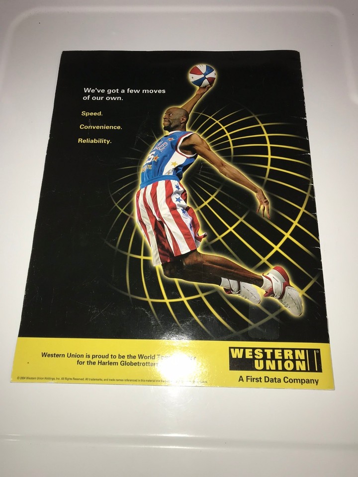 2005 Harlem Globetrotters "Official Program" 2005 World Tour Book Large ...