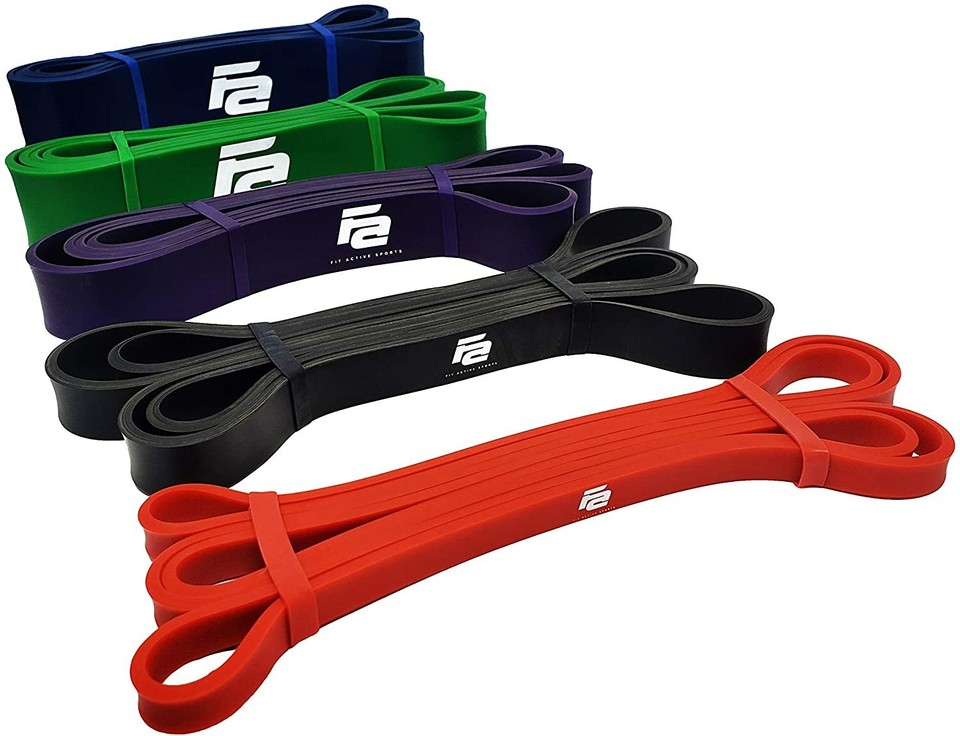 Fit Active Sports Resistance, Exercise Bands for Gym & Home Workouts | eBay
