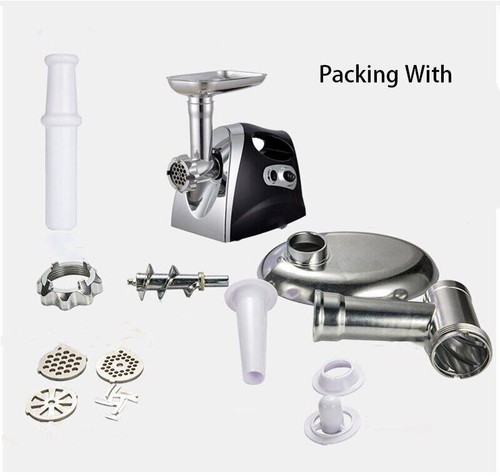 Electric Meat Grinder Stainless Steel Meat Mincer 2800W Sausage Filler ...
