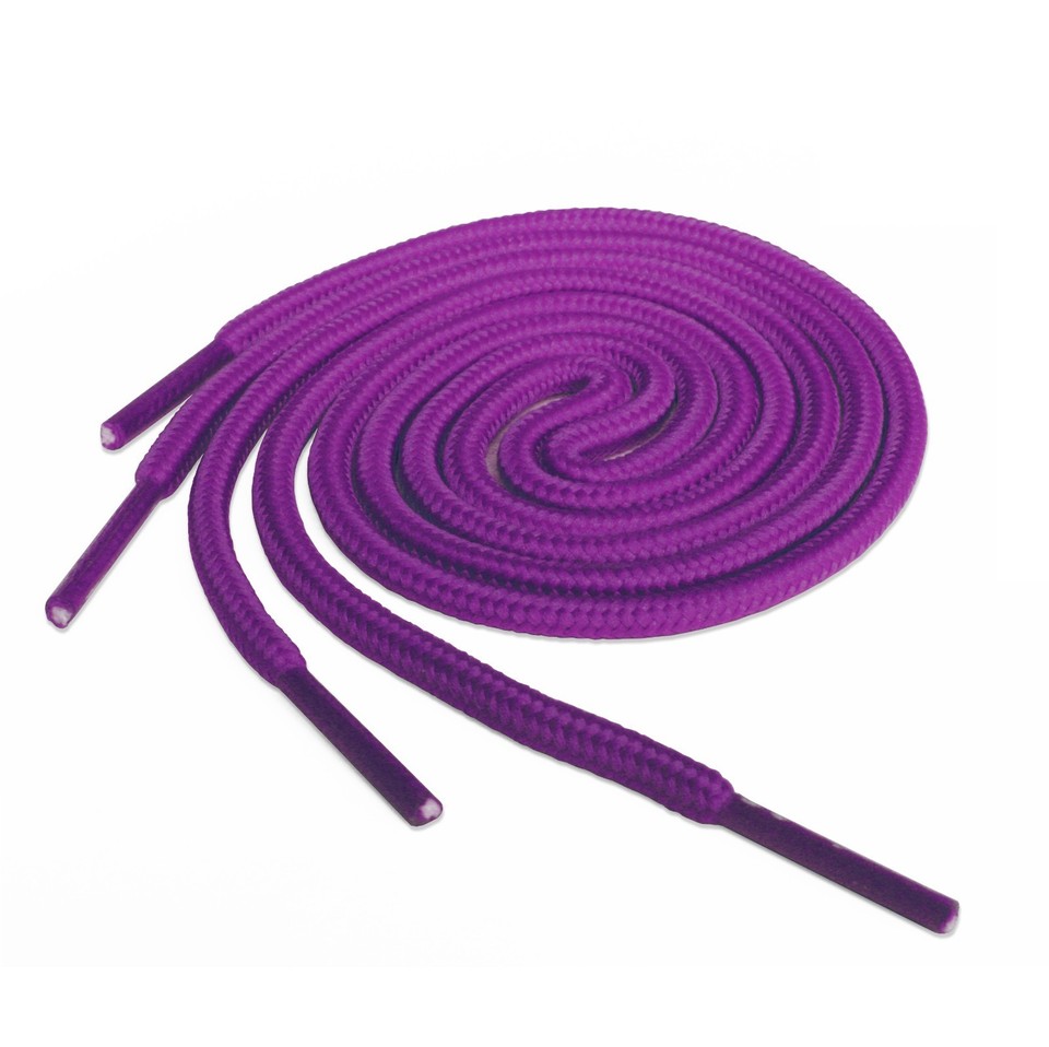 Round Shoelaces Cord 4mm Boot Shoe Laces for Trainers and Boots 30 ...