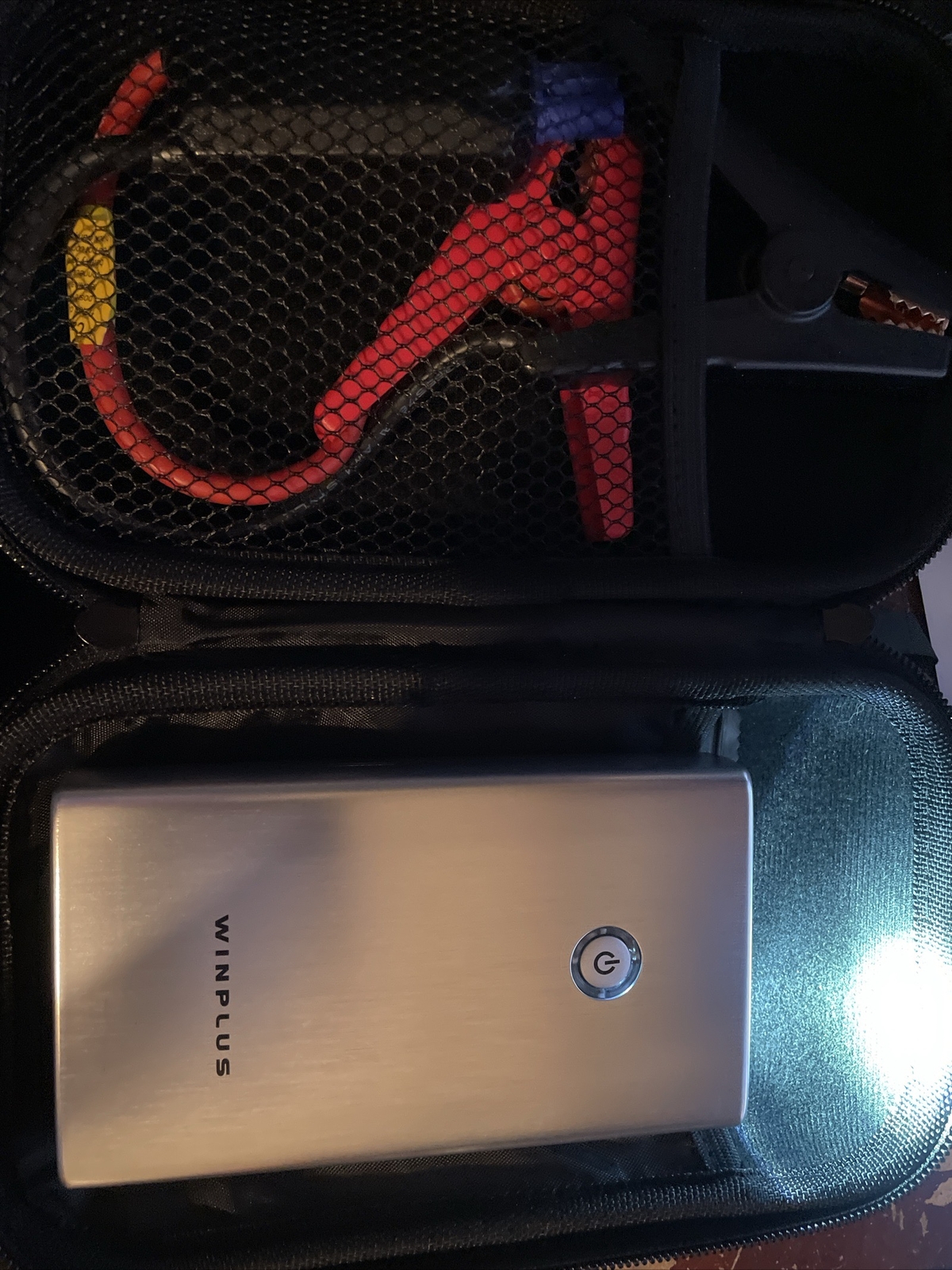 Winplus AC55929 Portable 8000mAh Car Jump Start & Power Bank with Case ...