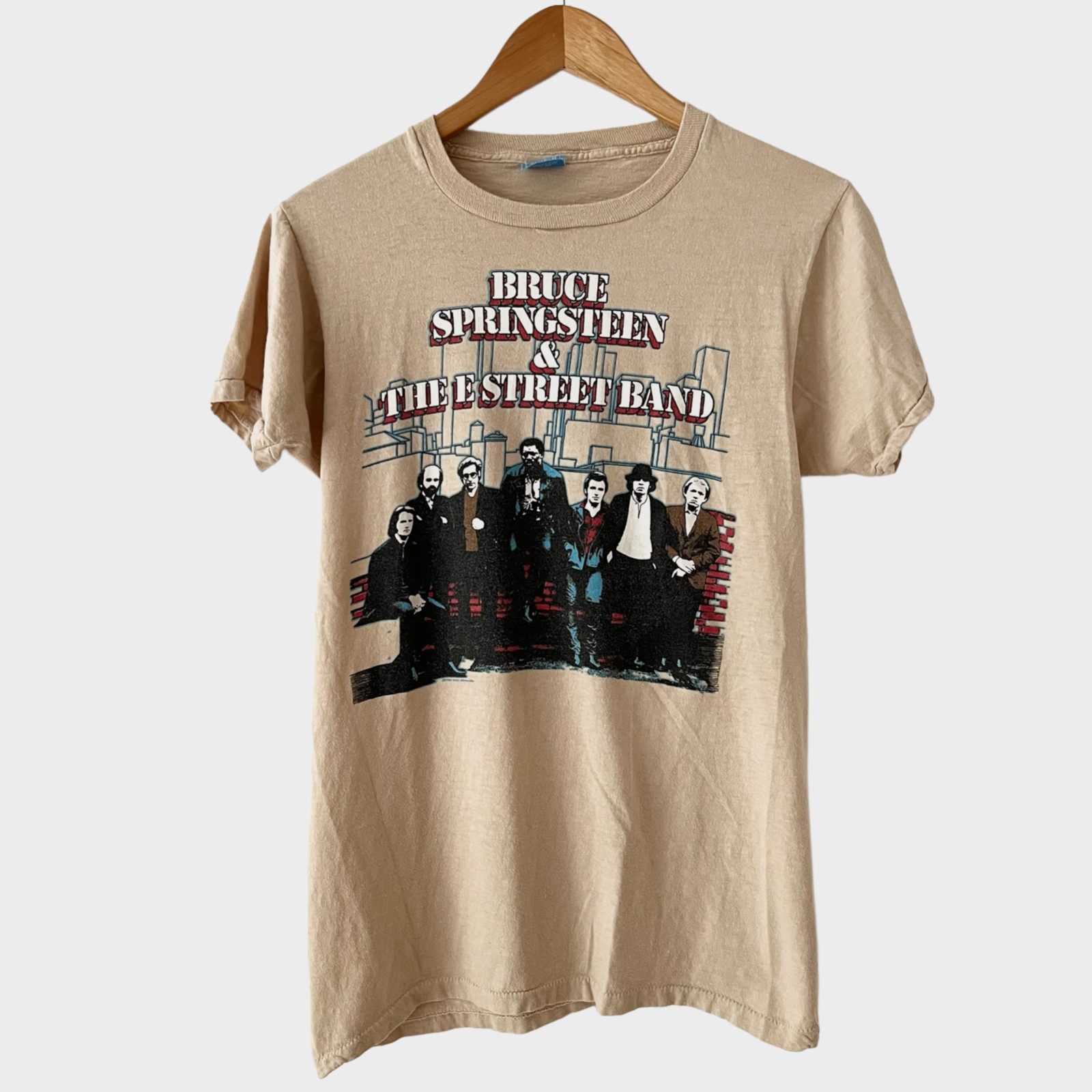 1980 Bruce Springsteen Vintage Tour Band Rock Tee Shi… - Gem