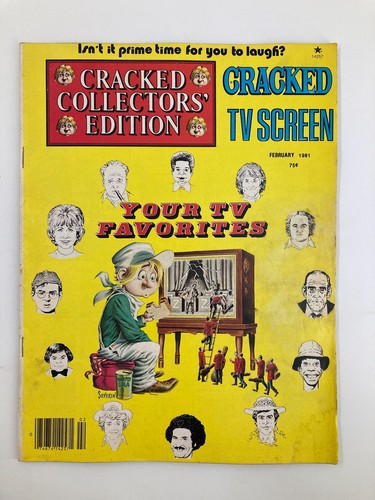 Cracked Humor Magazine February 1981 You TV Favorites Very Good VG 4.0 ...