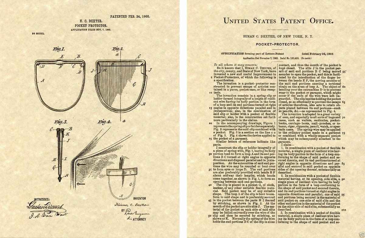Print Pocket Protector