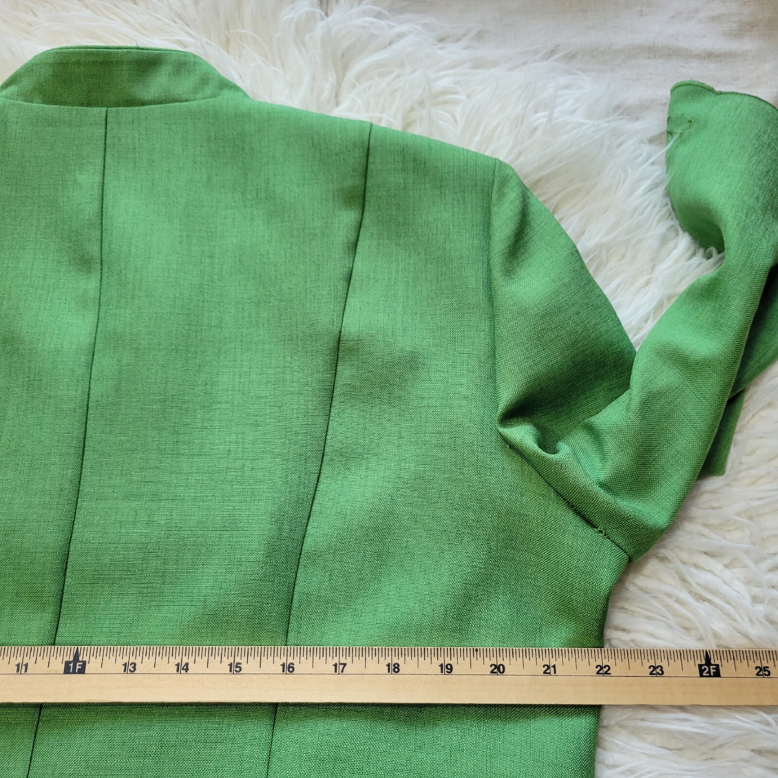 Koret Dress Women's Size 18 Shoulder Pads Blazer Suit Jacket Green ...