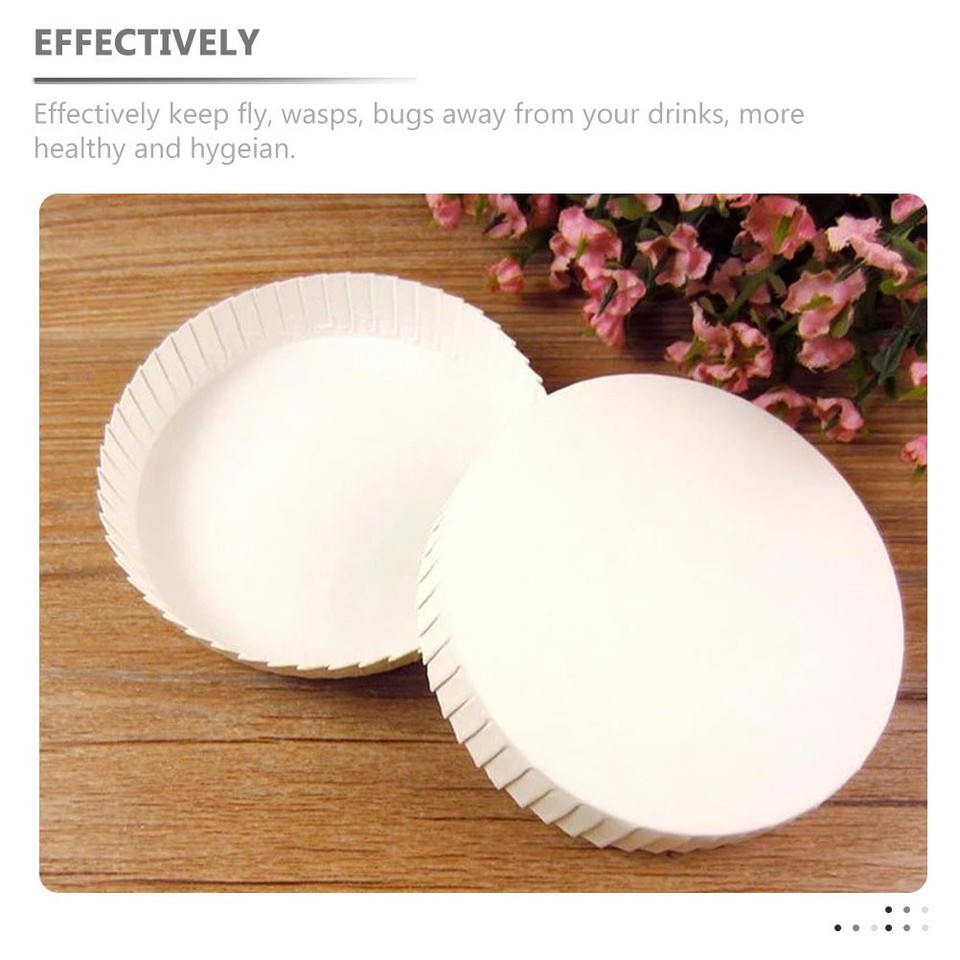 150 Pcs Paper Made Cup Lid Coffe Lids Drinking Protectors Beverage ...