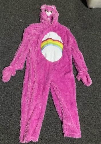 Care Bears cheer bear Pink Fuzzy Costume Child Size Large (10/12) | eBay