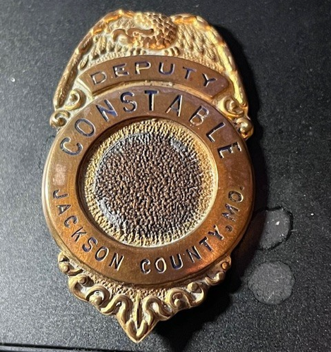 Vintage Obsolete Deputy Constable Jackson County, Missouri Badges | eBay