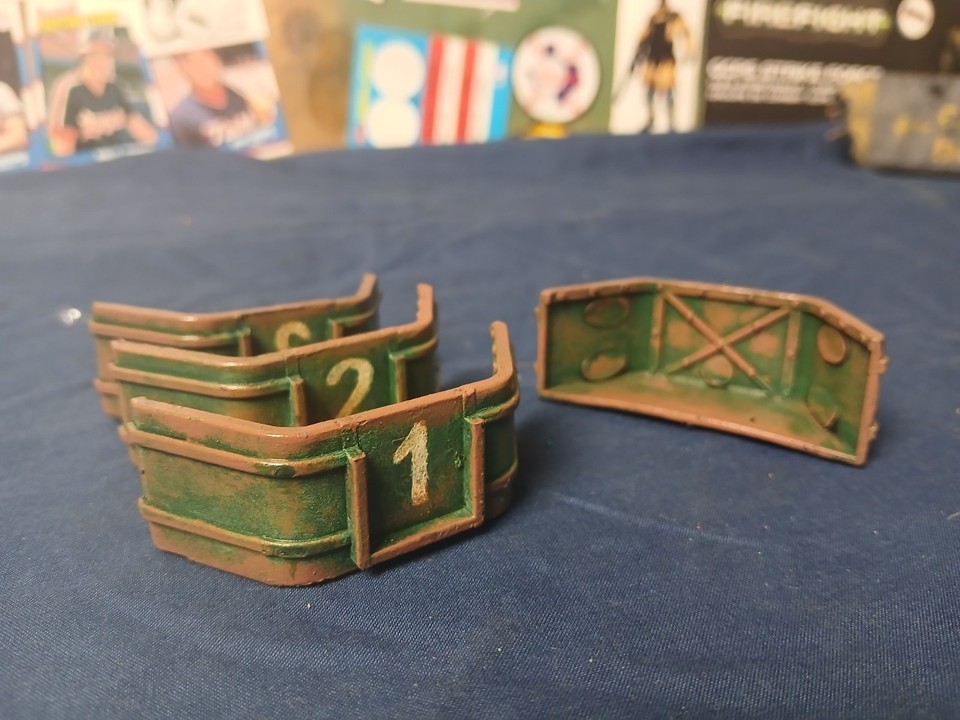 Tabletop Wargaming Terrain - large set industrial ruble rocks base ...