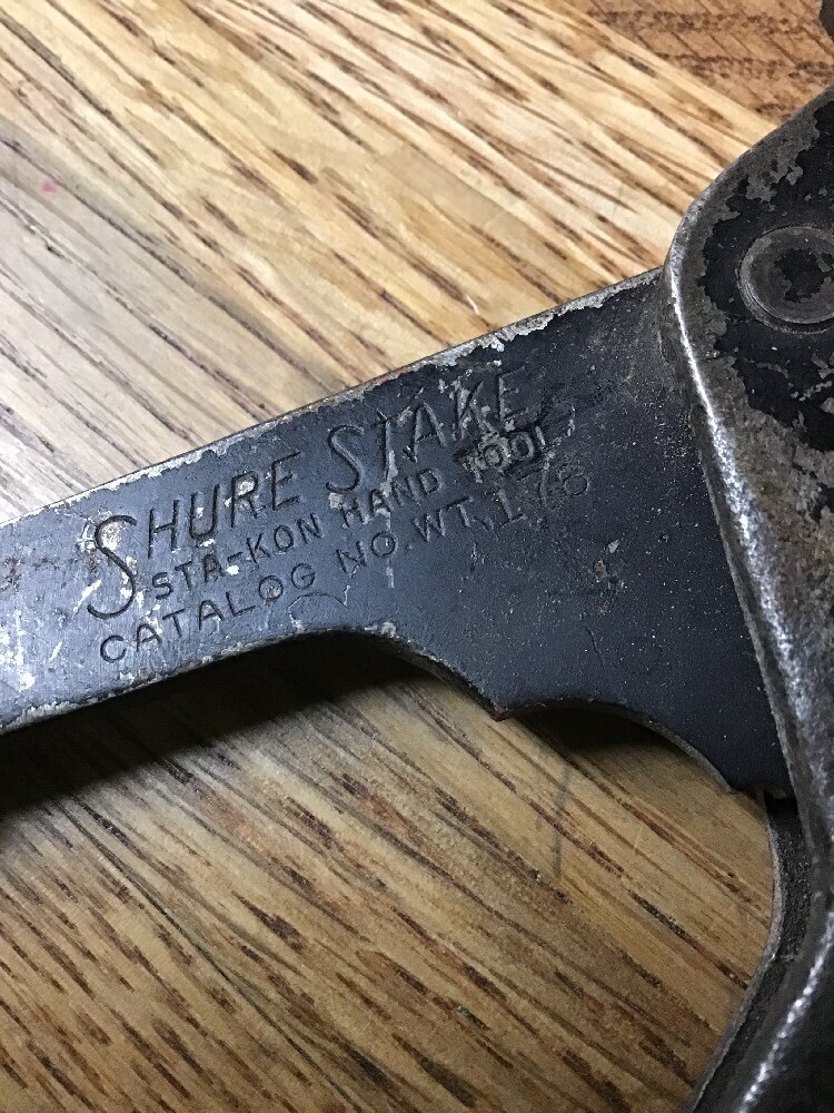 Thomas & Betts #WT 176 Shure Stake STA-KON Hand Tool Ratcheting ...