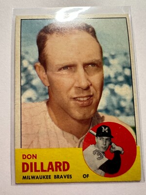 K72,020 - 1963 Topps #298 Don Dillard | eBay