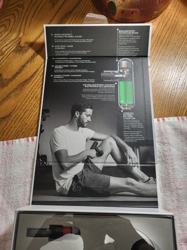 Sharper Image PP01 Compact Sport Power Percussion Massager for sale ...