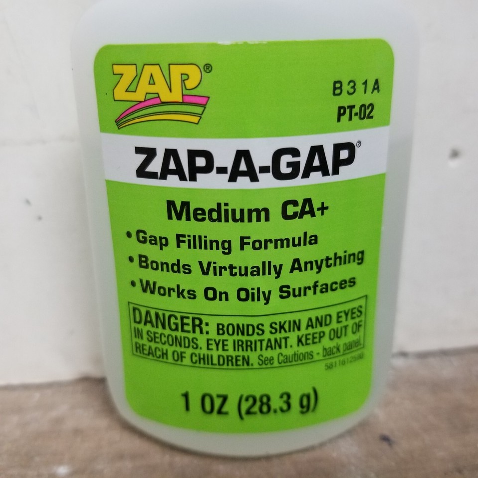 Pacer PT02 ZAP-A-GAP Medium CA+ Green Label Wicking Action Fast Cure 1 ...