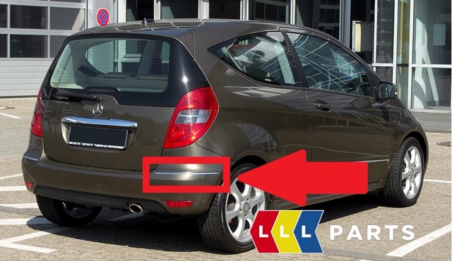 Genuine MERCEDES BENZ MB a Class W169 Rear Bumper Chrome Trim Right ...