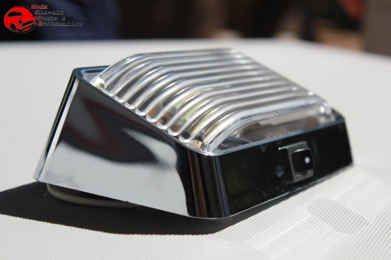 Interior Rectangle Dome Utility Lamp Light Clear Lens Hot Rat Rod ...