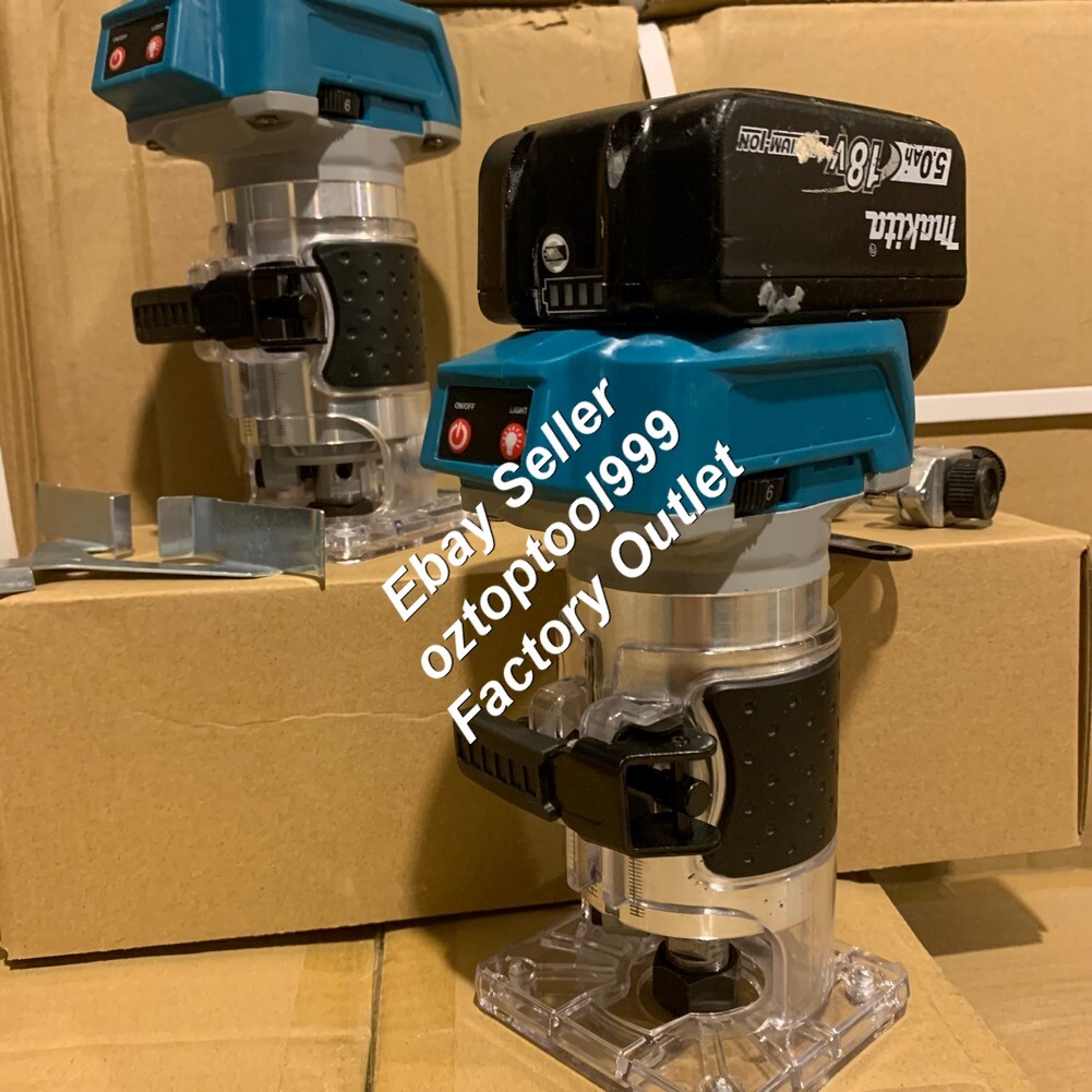 6 Speeds Brushless Laminate Trimmer Router Cordless For Makita 18V ...
