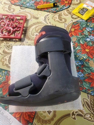 ProCare XcelTrax Air Pneumatic pump Ankle Walker Brace Walking Boot ...