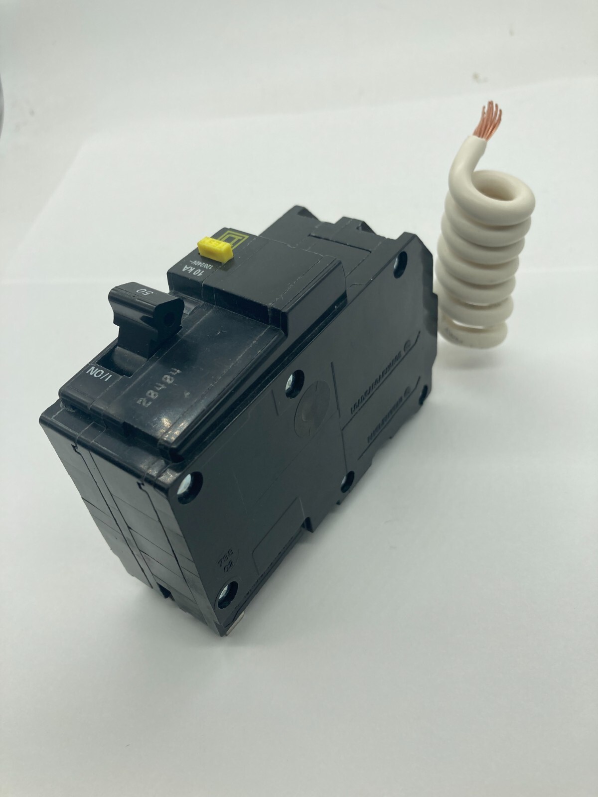 Square D QO250GFI 2 Pole 50 Amp 120 240V AC QO Plug In GFCI GFI Circuit ...