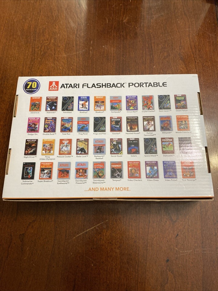 Atari Flashback Portable Game Player Hand Held Game Console 70 ...