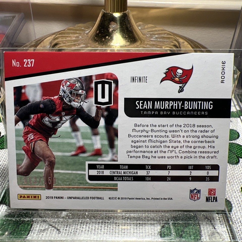 2019 Panini Unparalleled Rookie Infinite /150 Sean Murphy-Bunting #237 ...