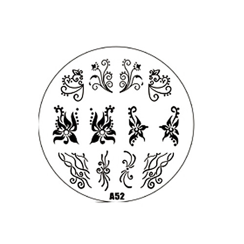 Stamping Nailart Schablone für Stamping Lack Nr. STL-A52 | eBay.de