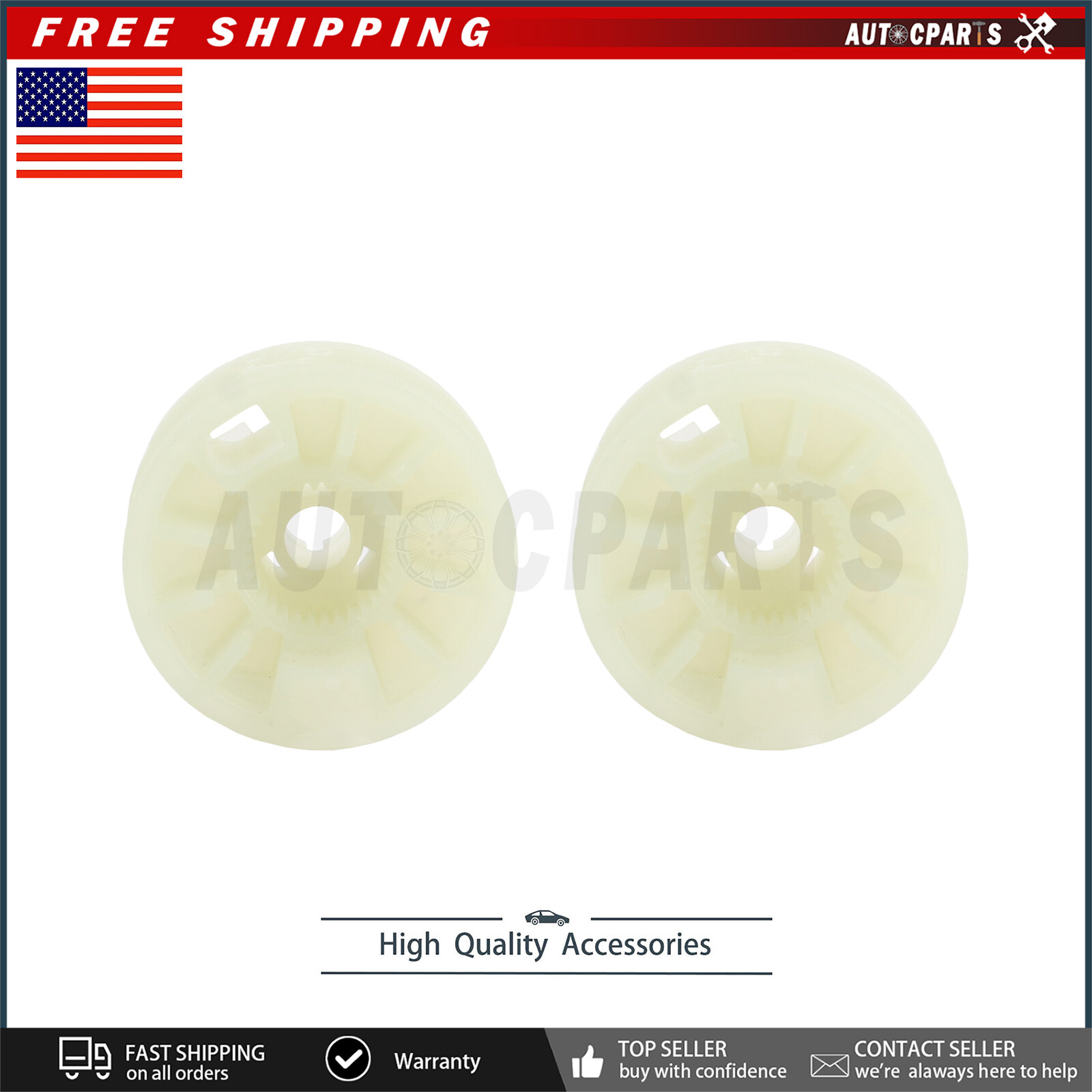 1Pair Window Regulator Sprockets Spools 83481-D5000 For Kia Optima 2016 ...