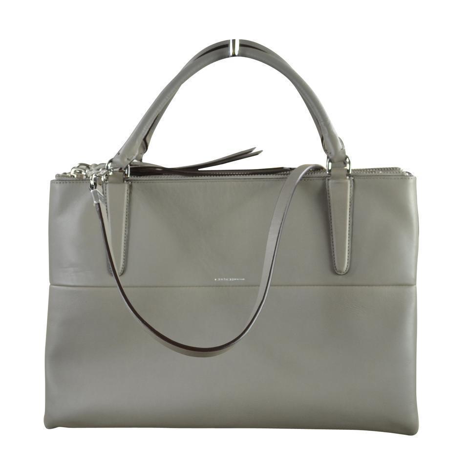 NWT Coach Borough Bag in Retro Glove Tan Leather UE Warm Grey F30348 | eBay