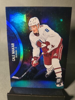2021-2022 Skybox Metal Universe Cale Makar Blue Spectrum!! Colorado ...