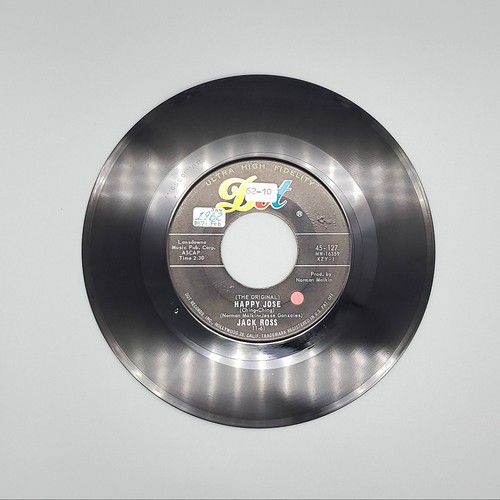 Jack Ross Happy Jose / Cinderella Single Record Dot Records 1964 45-127 ...