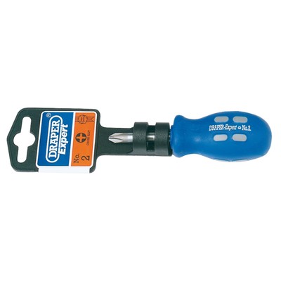 Draper Expert Stubby Cross Slot Mécanicien Screwdriver No.2 X 38Mm ...