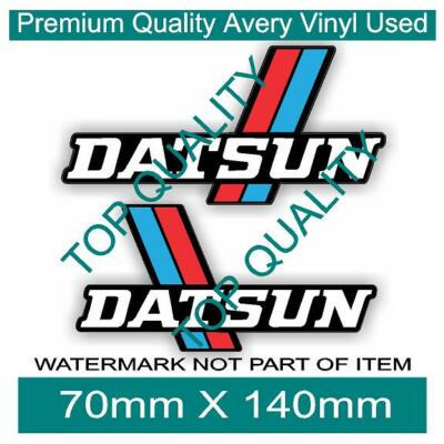 MIRRORED JDM VINTAGE DATSUN DECAL STICKER RALLY DRIFT JAPANESE RETRO ...