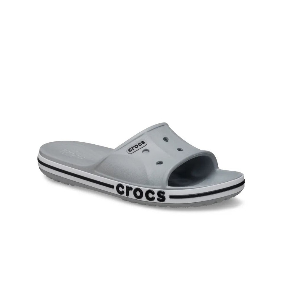Crocs Unisex Bayaband Slide Sandals, Light Grey, US M4W6 - Easy to ...