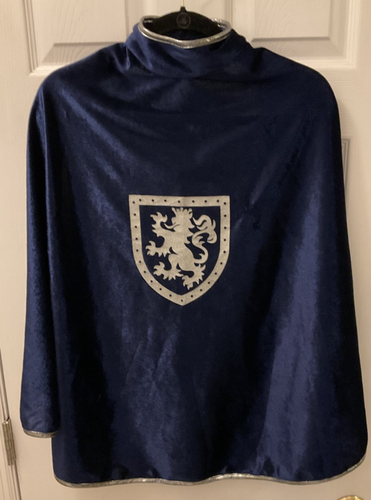 Blue Crested Prince Cape 31.5" long 7" Neck Hole when Velcroed | eBay