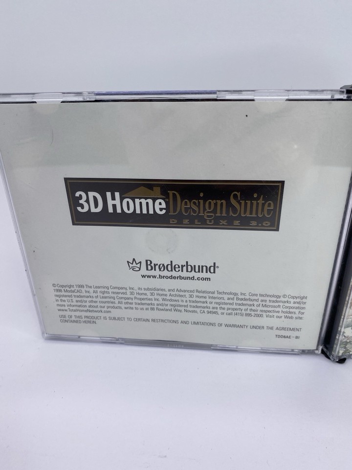 Broderbund 3D Home Architect Deluxe 3.0 PC Plan Home Design CD-ROM | eBay