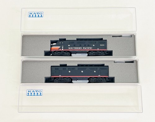 Kato N Southern Pacific Black Widow F3A F3B #6101 Diesel 176-1115 176 ...