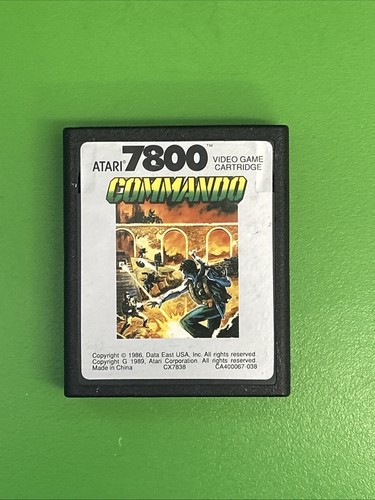 ATARI 7800 GAME COMMANDO - TESTED + WARRANTY - CHEAPEST ON EBAY | eBay UK