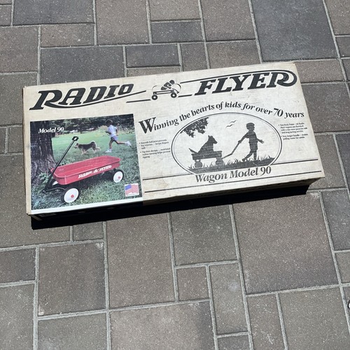 Vintage Radio Flyer Model 90 Red Wagon Steel Metal New Sealed Box | eBay