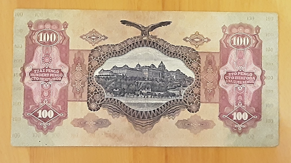 HUNGARIAN BANK NOTE- 100 PENGO 1930 | eBay