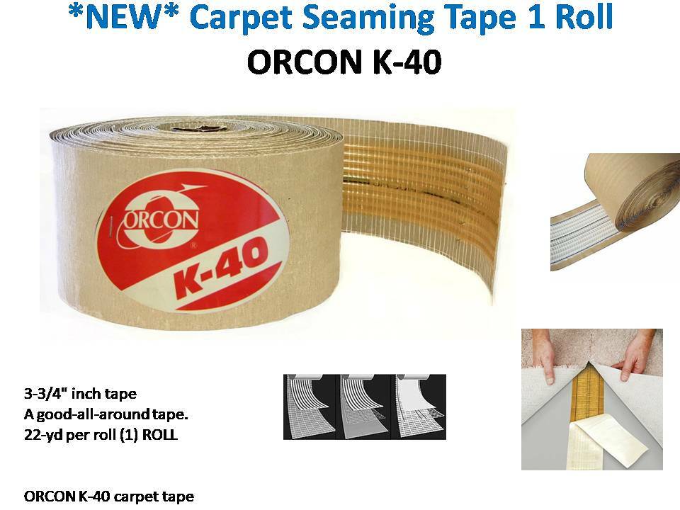 New Orcon Carpet Seaming Tape Orcon K-40 1 ROLL | eBay