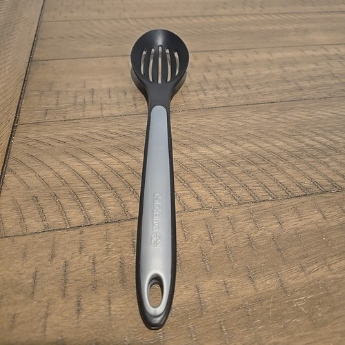 Calphalon Serving Spoon Slotted Black Nylon Gray Silicone | eBay