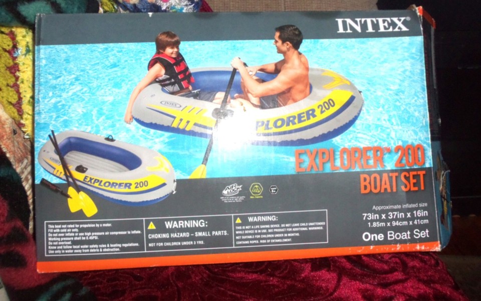 Intex Explorer 200 Inflatable Boat | eBay